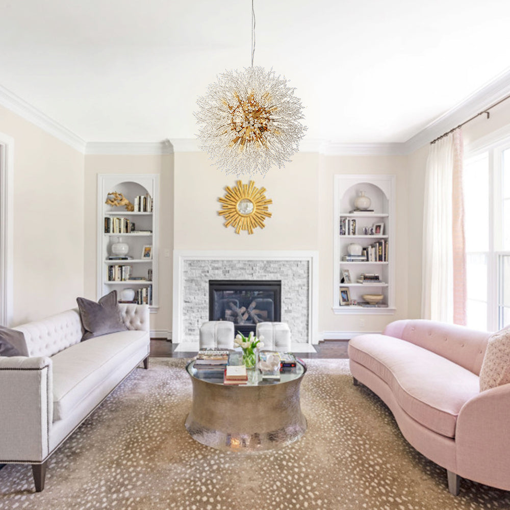 Modern Firework Crystal-Like Chandelier | Chandelierias, Sputnik Light ...