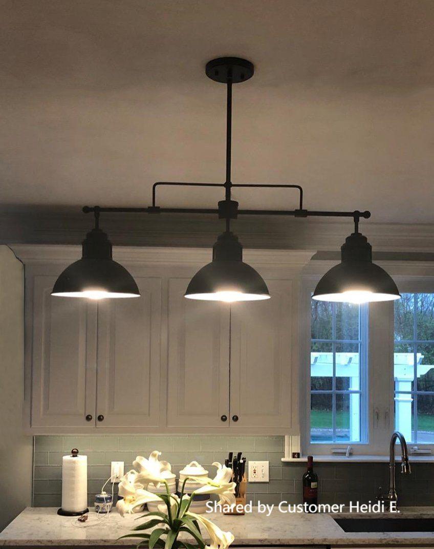 3-Light Pendant Modern Linear Kitchen Island Lighting | Chandelierias ...