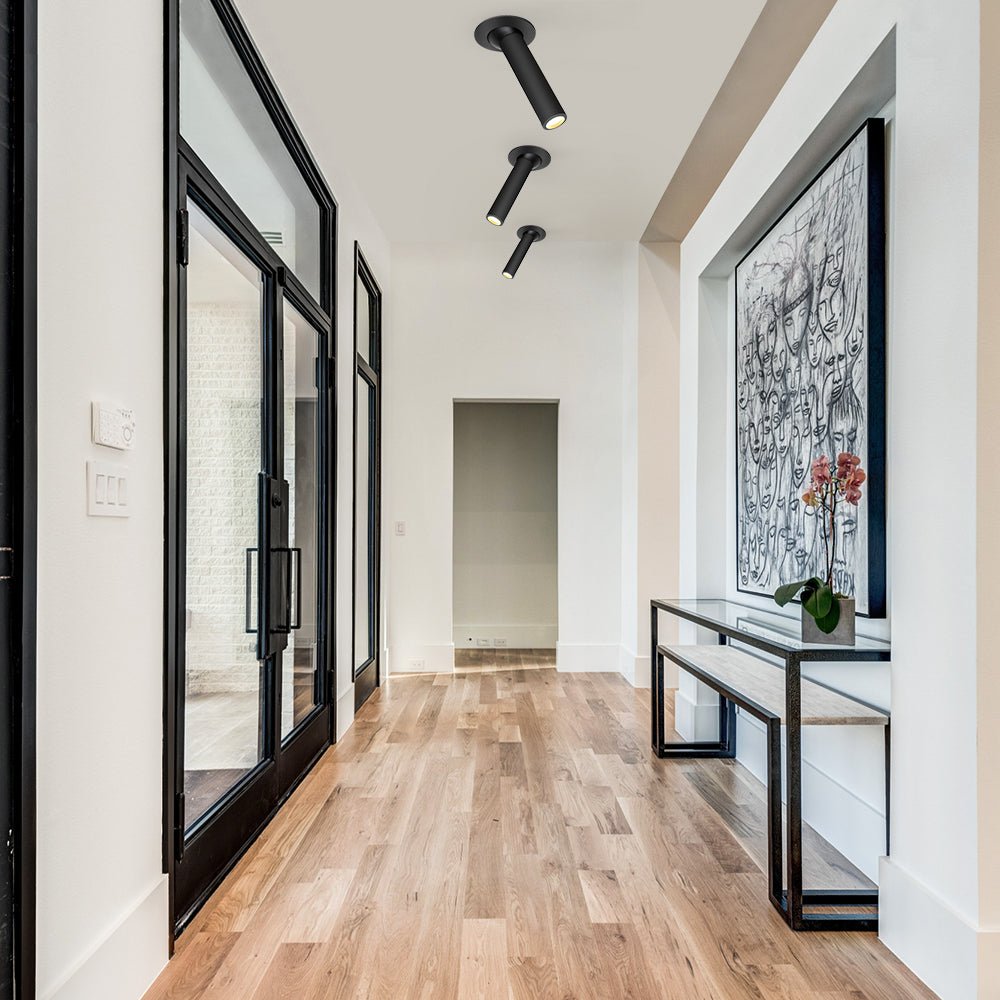 Modern LED Cylinder Adjustable Track Light Spotlight | Chandelierias